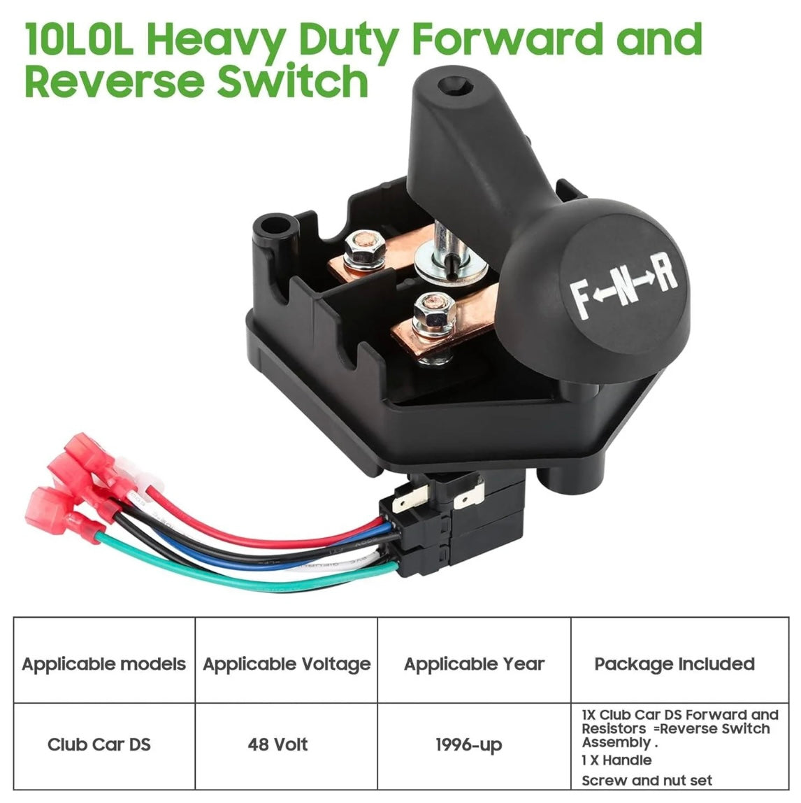 Golf Cart 48V Forward And Reverse Switch For Club Car DS 1996-Up ...