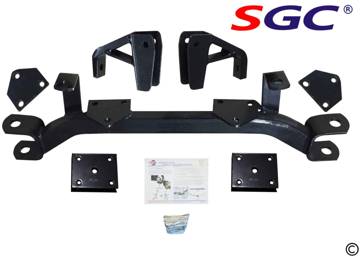 SGC 4″ Drop Axle Lift Kit for EZGO TXT Golf Cart (1994-2001.5) Gas ...